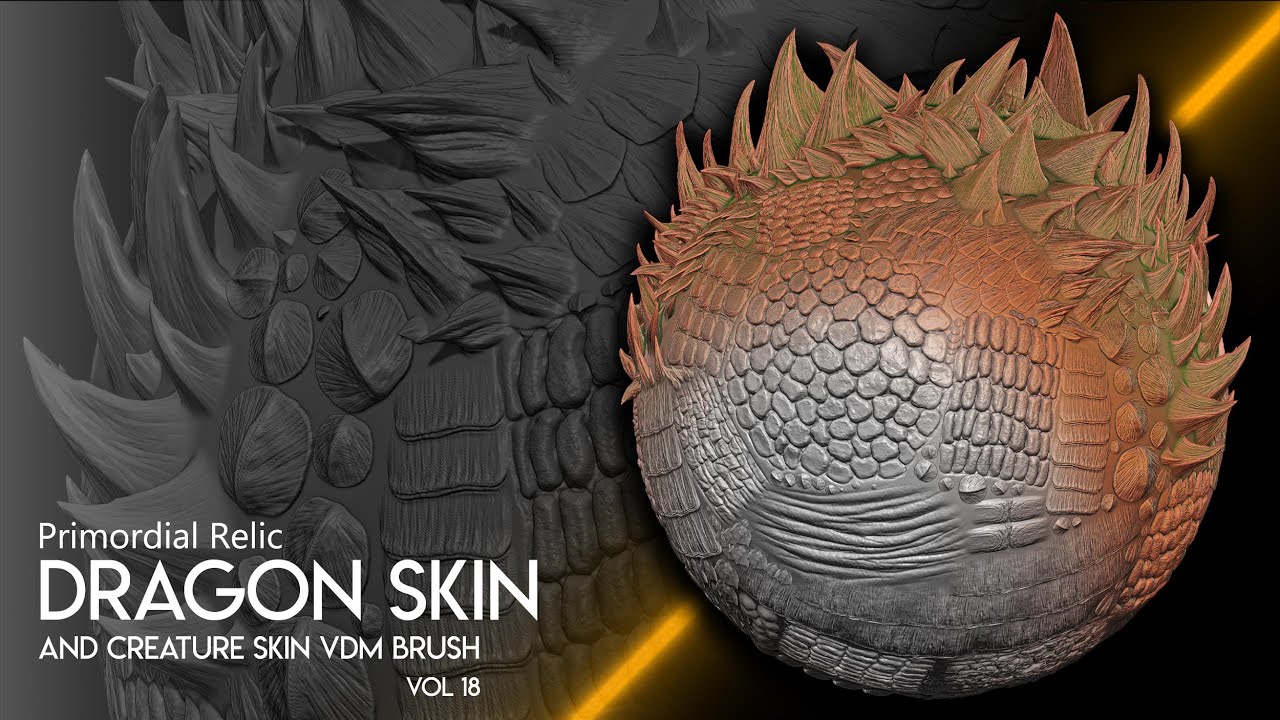 Primordial Relic_DRAGON SKIN And Creature Skin VDM Brush - YouTube