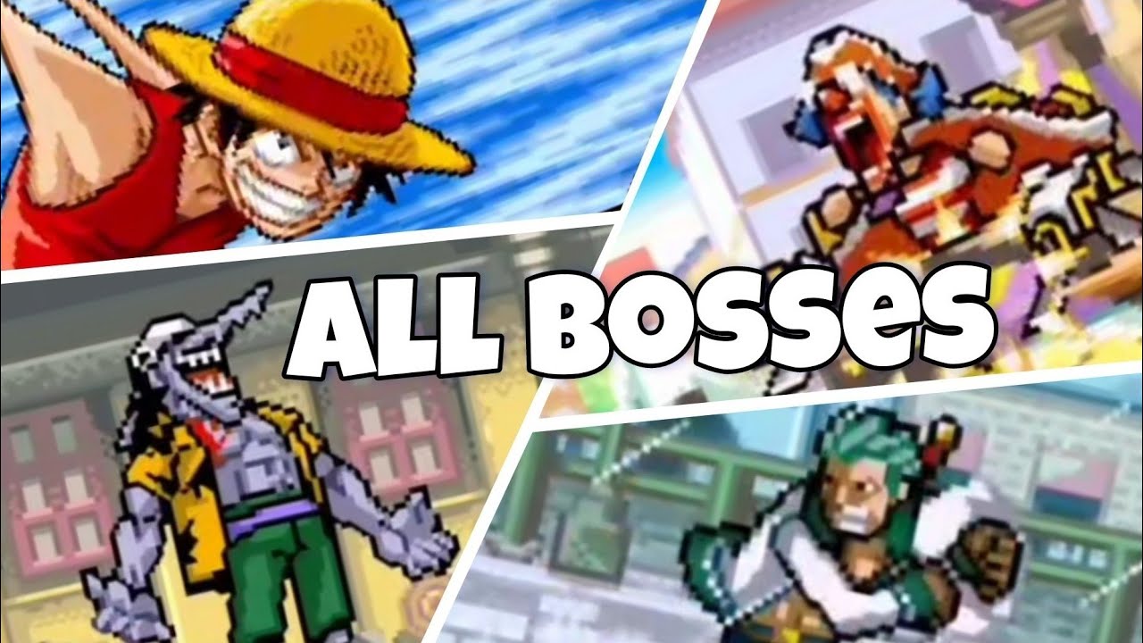 Shonen Jump's - One Piece All Bosses (GBA) - YouTube