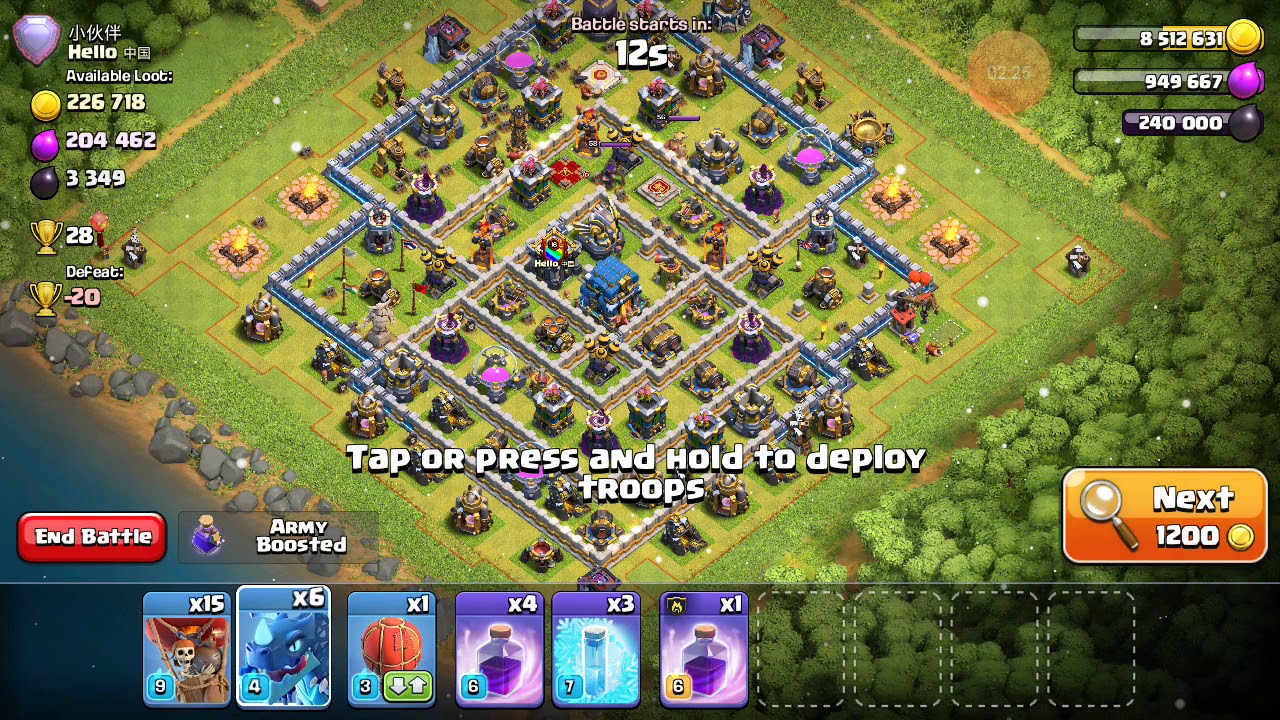 How to survive in legend with rushed base in coc clash of clan - YouTube