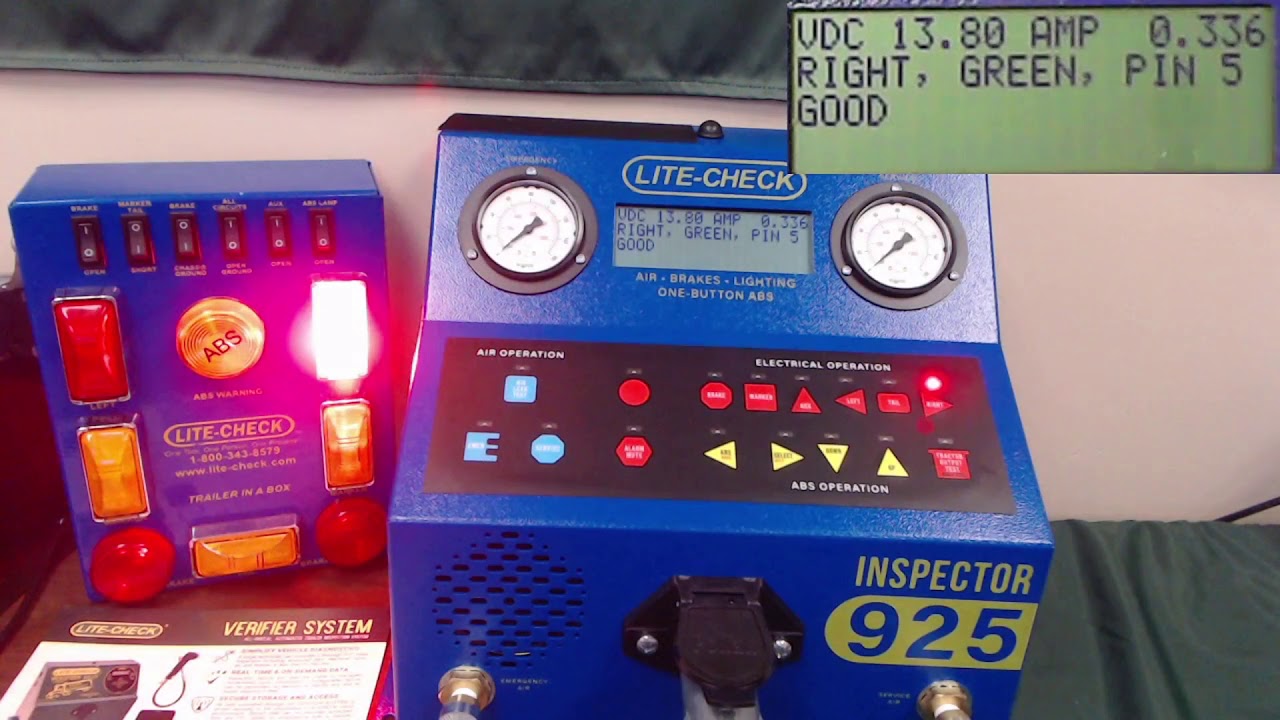 Lite-Check Inspector 925 Electrical and Lighting Operation - YouTube