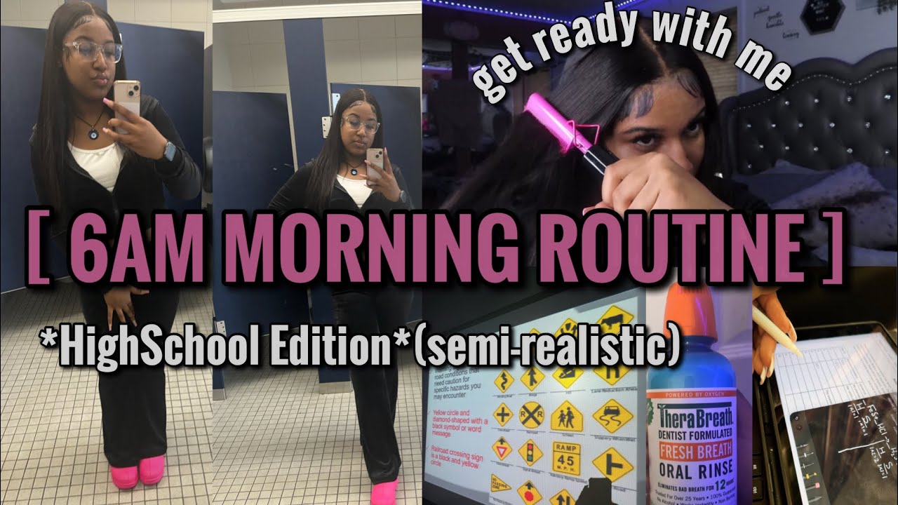 6AM Morning Routine *High School Edition* - YouTube