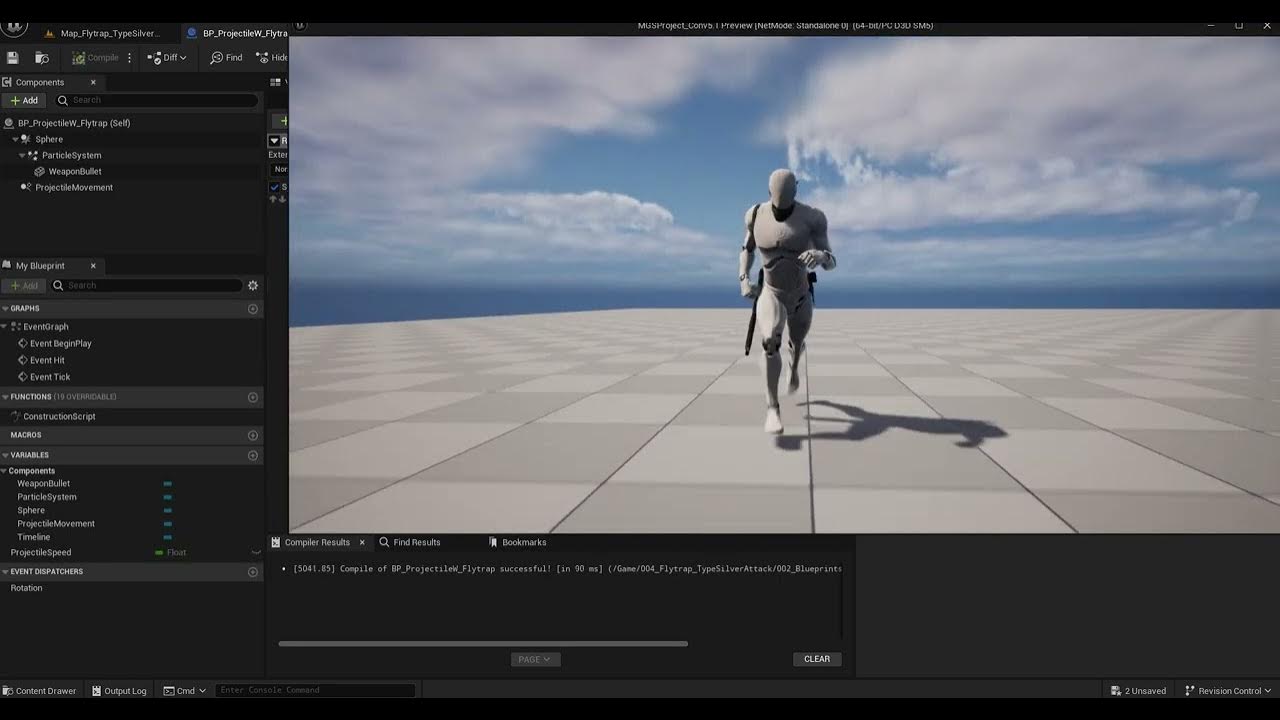 Unreal Engine Rotate Bullets Part2 Timeline Get Relative Transform Set Relative Rotaion - YouTube