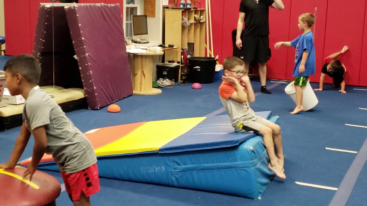 Practicing backward rolls! - YouTube