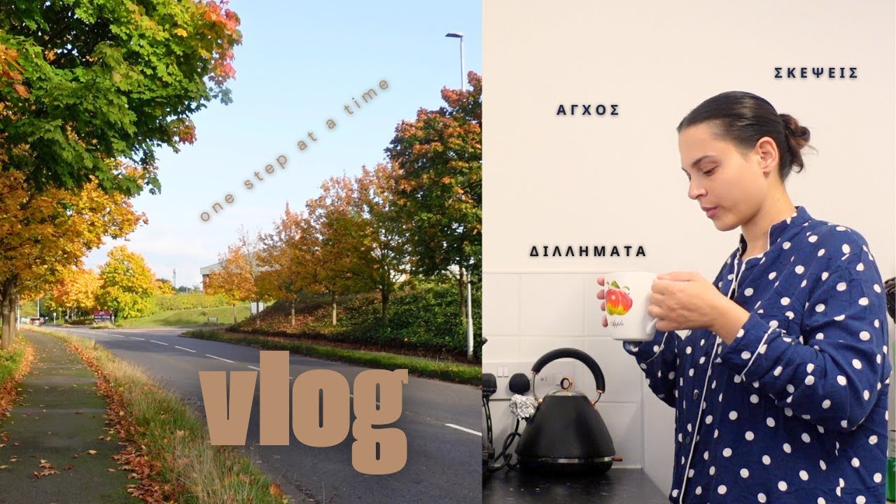VLOG | ΑΓΧΟΣ, ΣΚΕΨΕΙΣ, ΔΙΛΛΗΜΑΤΑ & ΨΩΝΙΑ 😌 - YouTube