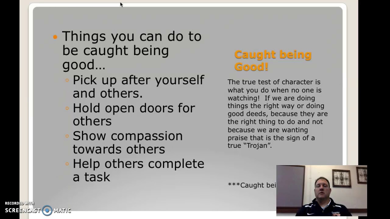 Caught Being Good - YouTube