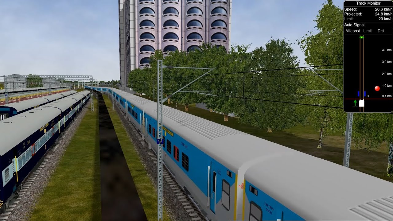 12814 TATA - HWH Tata Steel Express (Part 2) in MSTS | Openrails with ...
