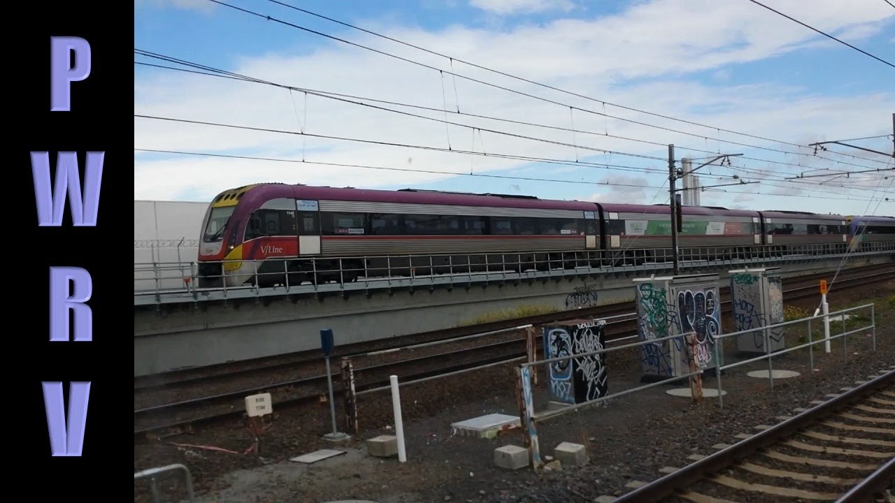 Australian Railways - Panning a V/Line VLocity Railcar Set Between ...
