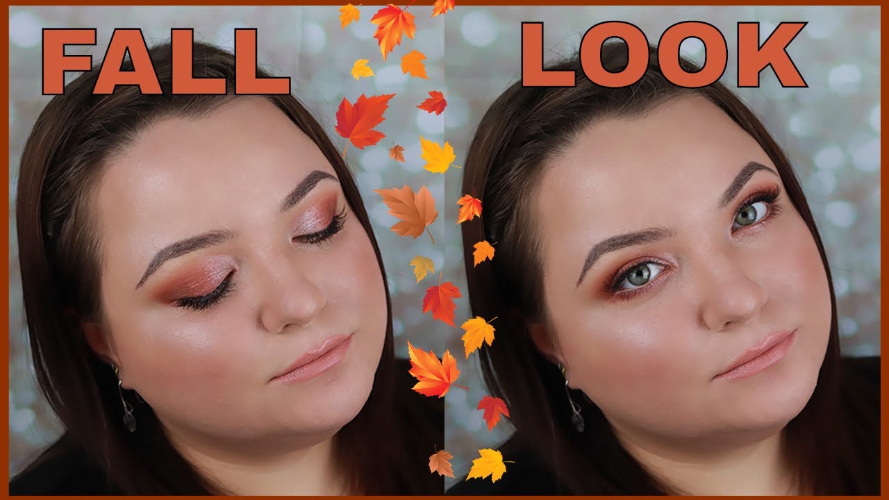 Warm Tone Glam Makeup Tutorial | Brown Fall Look - YouTube
