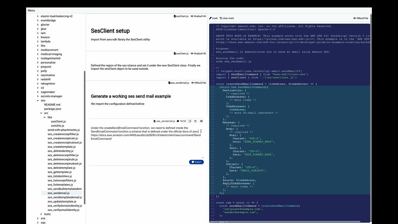 SourceScribe - Example writing notes to a codebase files - YouTube