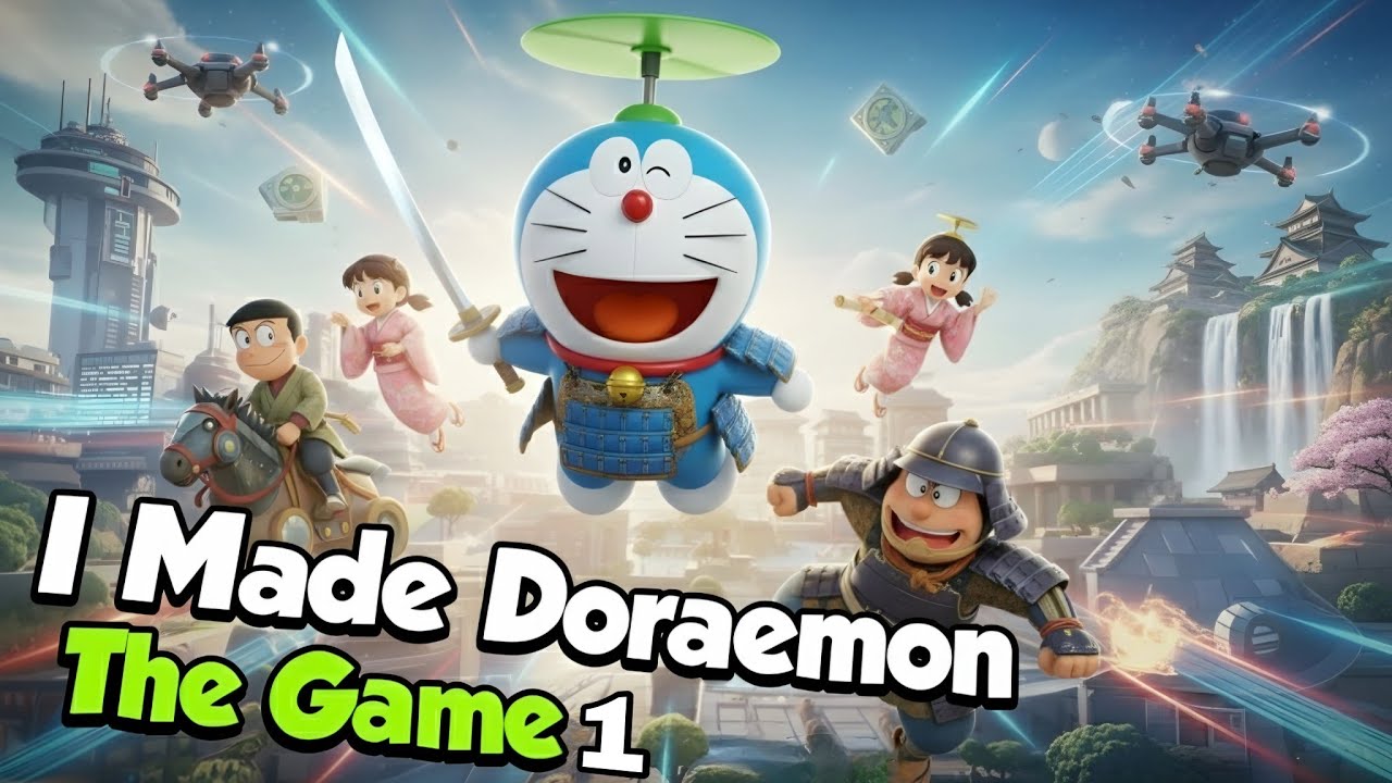 I Made 3D Open World Doraemon Game | Doraemon Nobita open world game ...