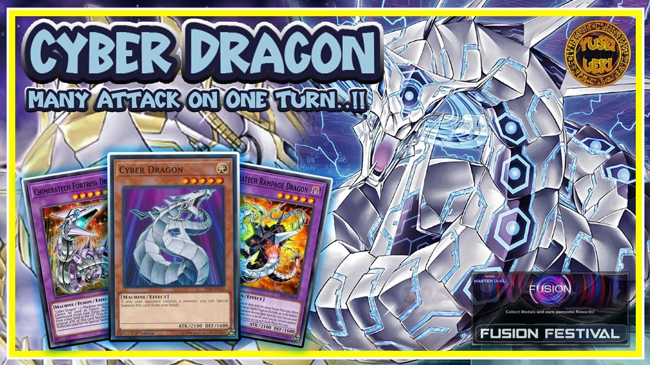 Cyber Dragons OTK Deck & Ultimate Cinergy Cyberdark Dragon for FUSION ...
