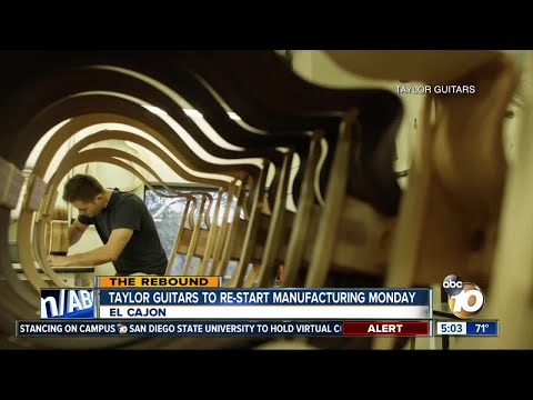 Taylor Guitars to restart manufacturing Monday