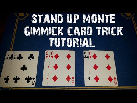 1 of the greatest card tricks "stand up monte" tutorial - YouTube