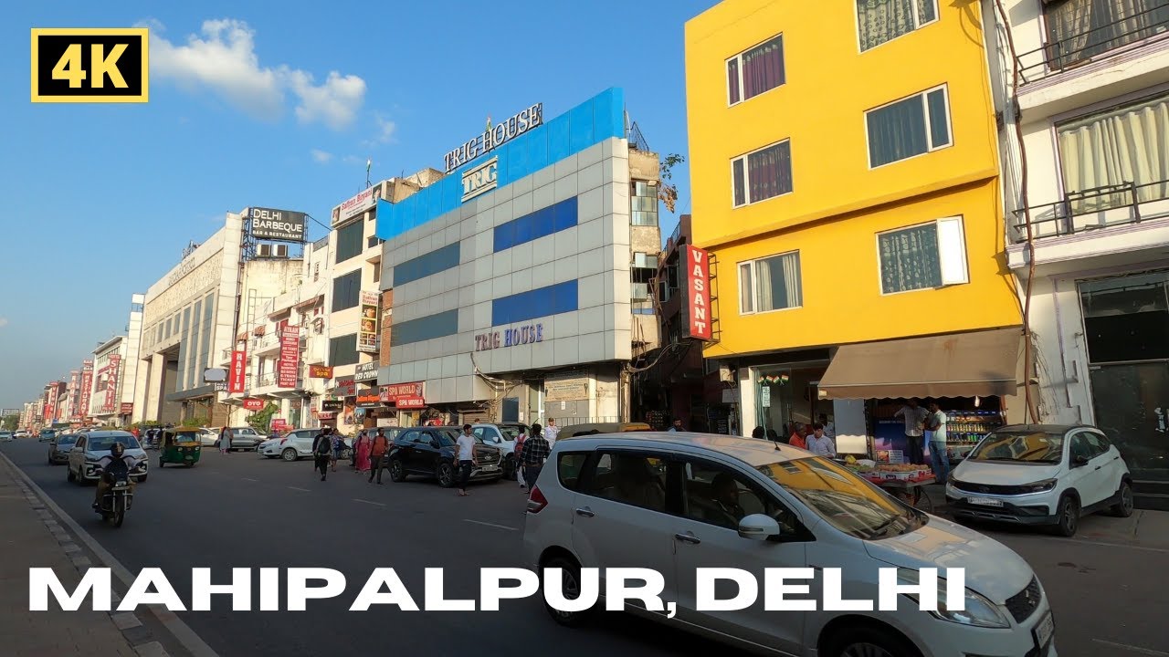 MAHIPALPUR Market , S-W Delhi | Line of HOTELS | Close to Indira Gandhi ...