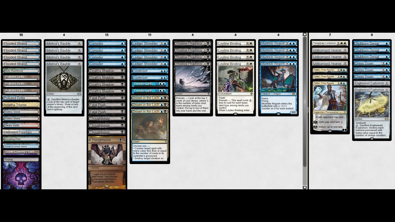 Strong Death`s Shadow Brew || 5C ShadowTide Prophecy || DMU Modern ...