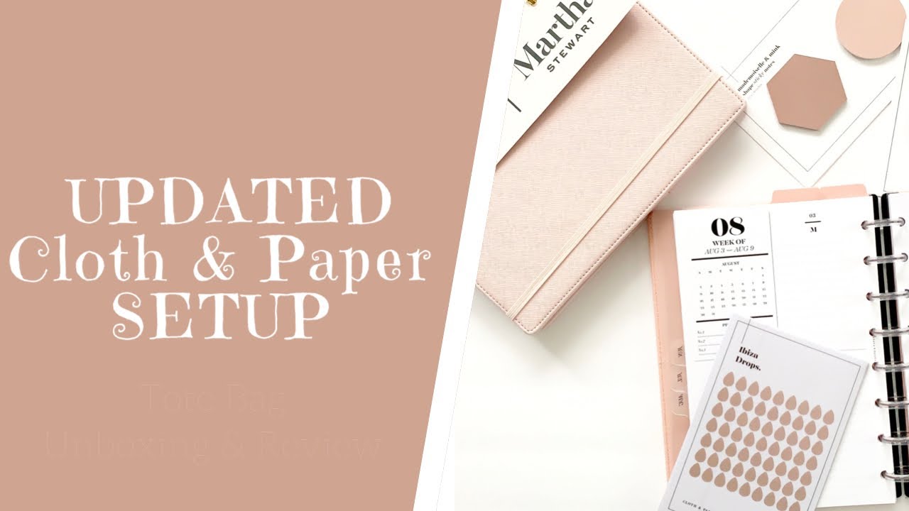 UPDATED Cloth And Paper Planner Setup Cloth And Paper Half Letter UPDATED Cloth And Paper Planner Setup Cloth And Paper Half Letter