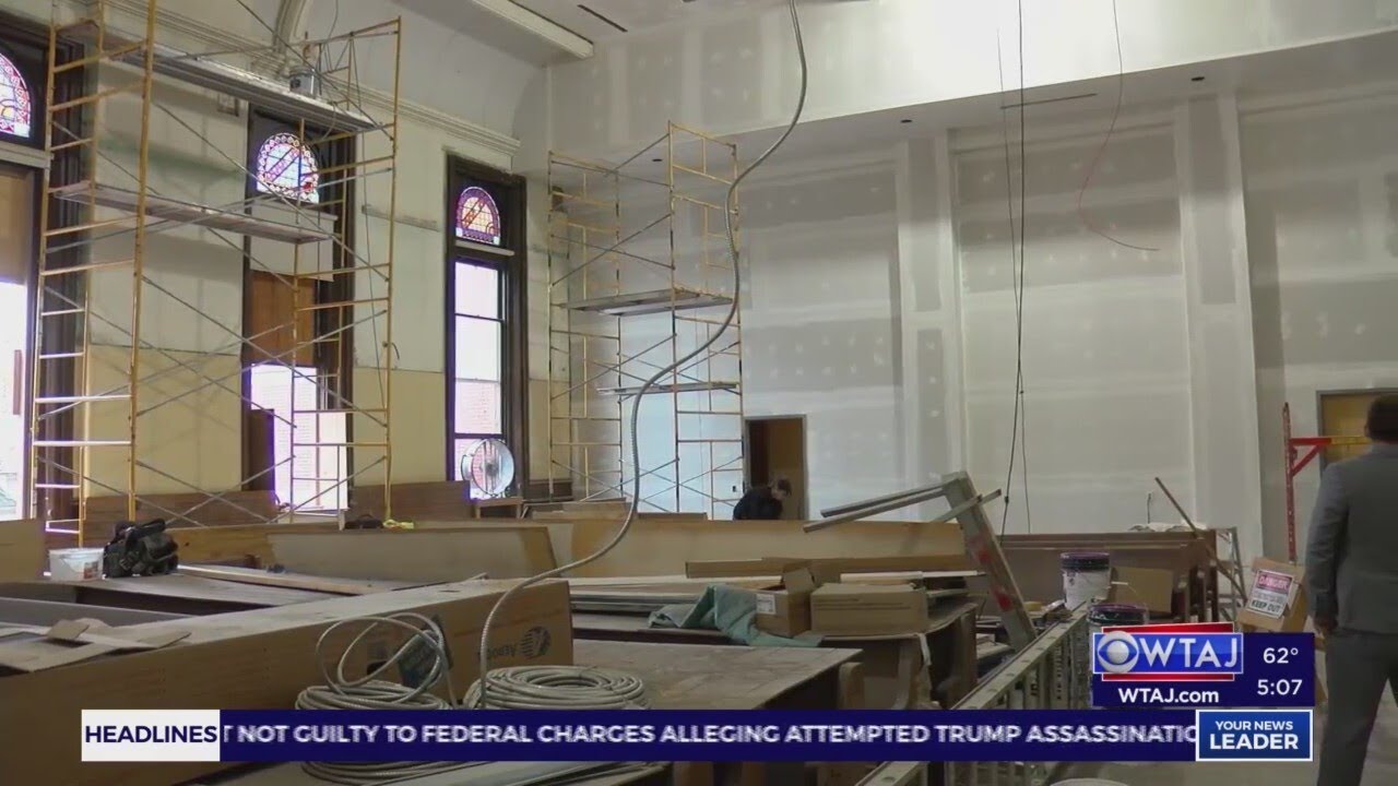 Huntingdon County courthouse seeing $4 million renovations - YouTube