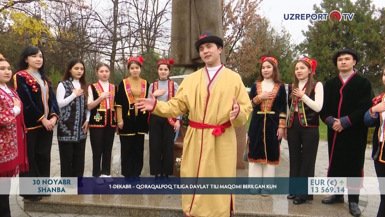 1-dekabr – Qoraqalpoq tiliga davlat tili maqomi berilgan kun - YouTube