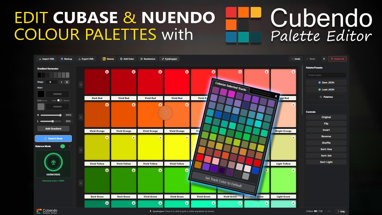 Dev Log #4 - Cubendo Palette Editor - new update features! - YouTube