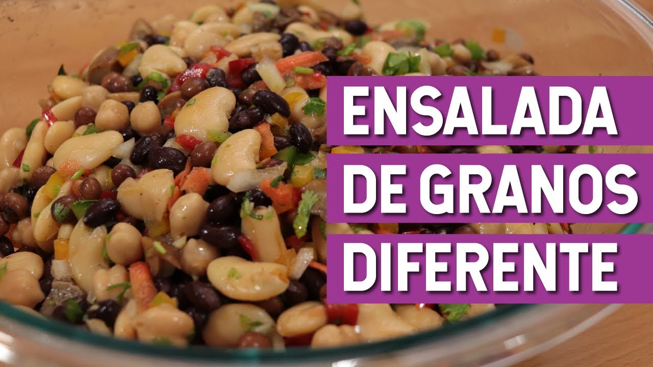 Ensalada de Granos Diferente (Receta fácil) - YouTube