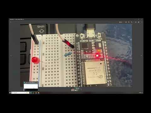 Ensender un LED con esp32 - YouTube