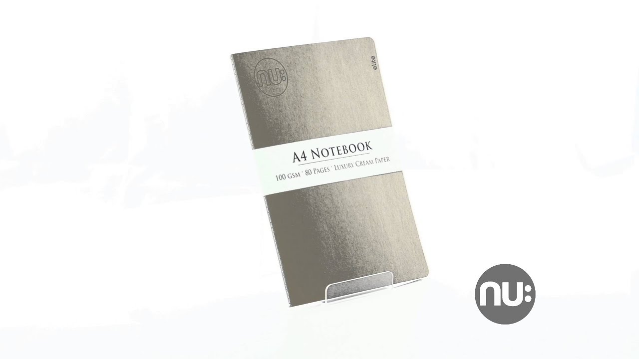 Nu Notebooks - Nu Elite Kraft A4 Manila Card Cover Stitched Spine ...