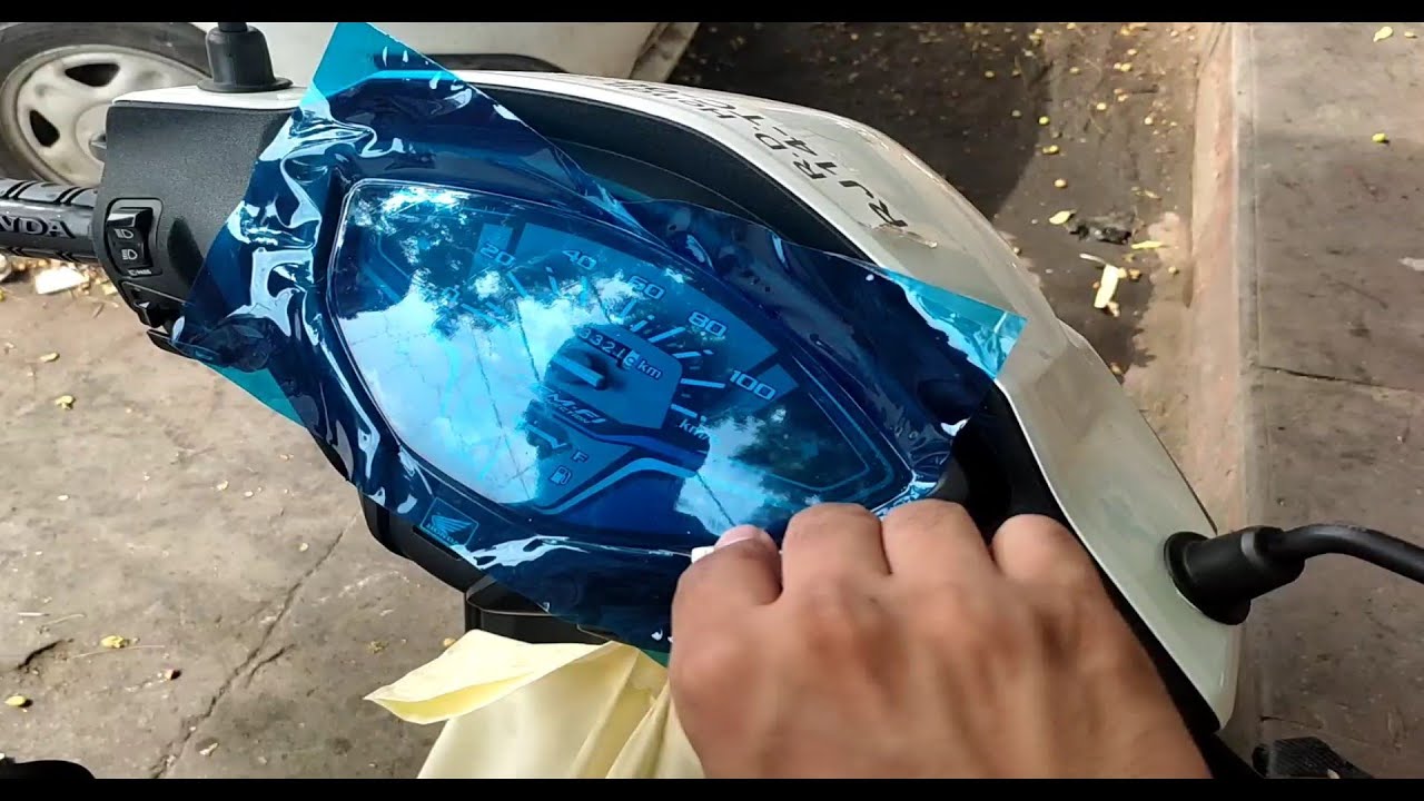 Activa 6g Speedometer Blue Tint film, Activa Meter Protection film ...