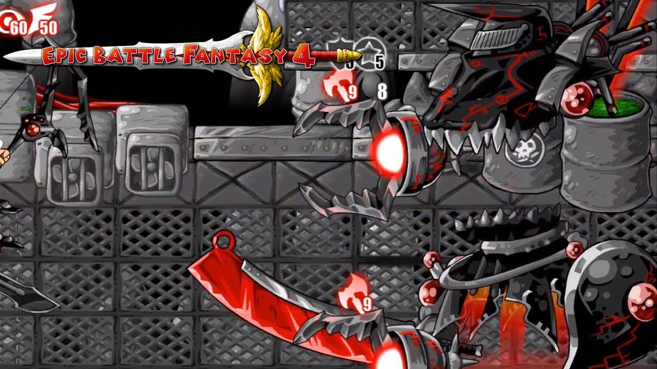 Epic Battle Fantasy 4 V2 Praetorian MKII boss (Epic difficult, all ...