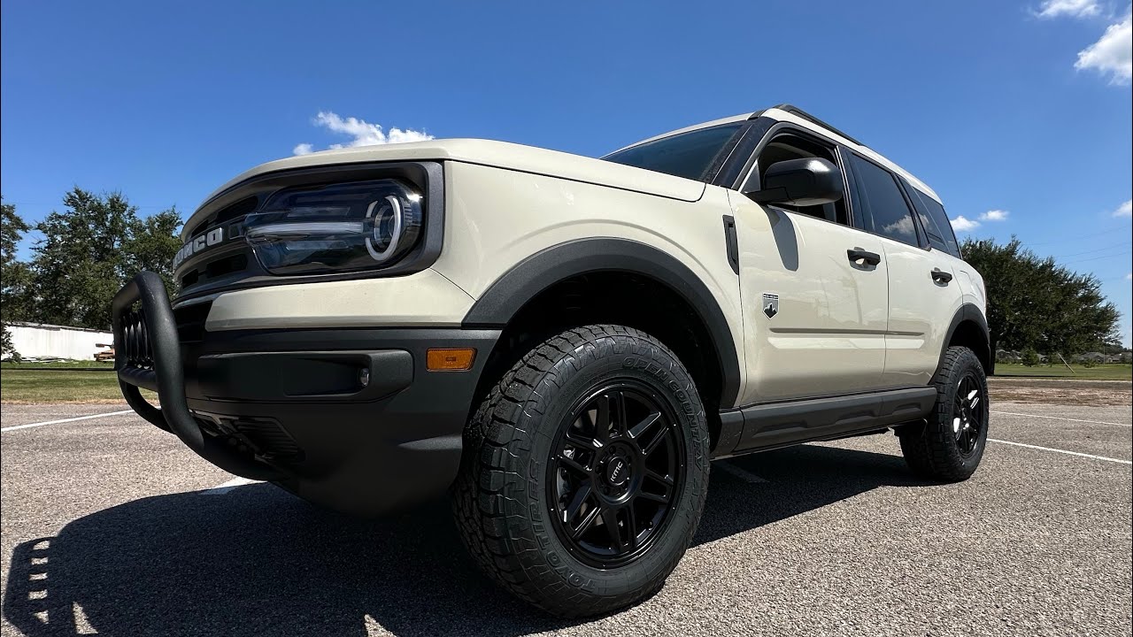 Lightly modified Bronco Sport with custom interior - YouTube