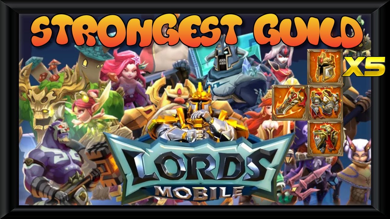LORDS MOBILE: Strongest GUILD EVER!!! AT LEAST 5 Emperor ACCOUNTS - YouTube