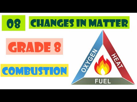 Changes in matter| Combustion| part 3| grade 8|science|english medium ...