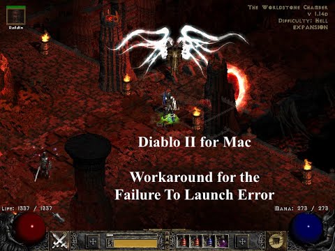 Diablo II for Mac – Permissions Error Workaround - YouTube