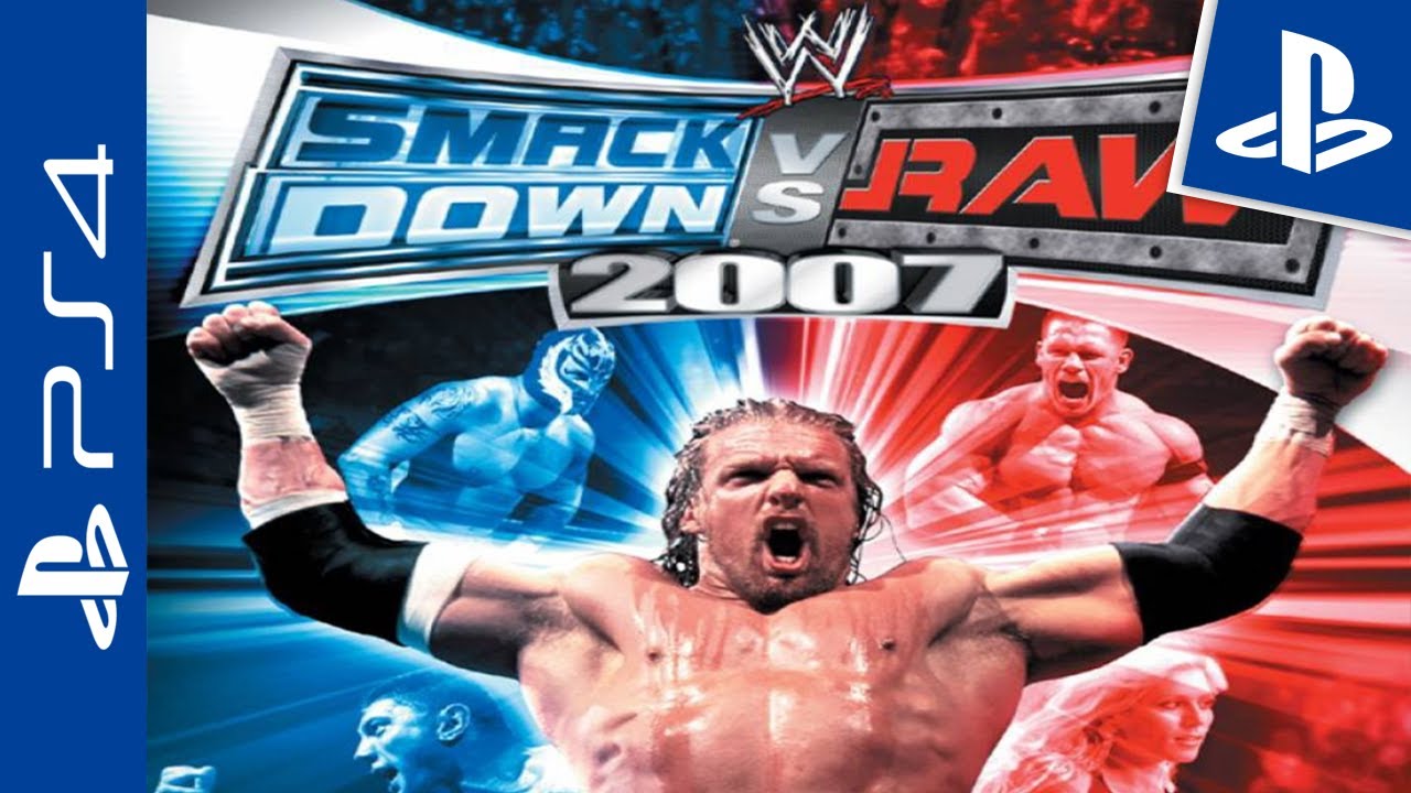 WWE SmackDown vs. Raw 2007 (2006) PS4 Gameplay - No Commentary - YouTube
