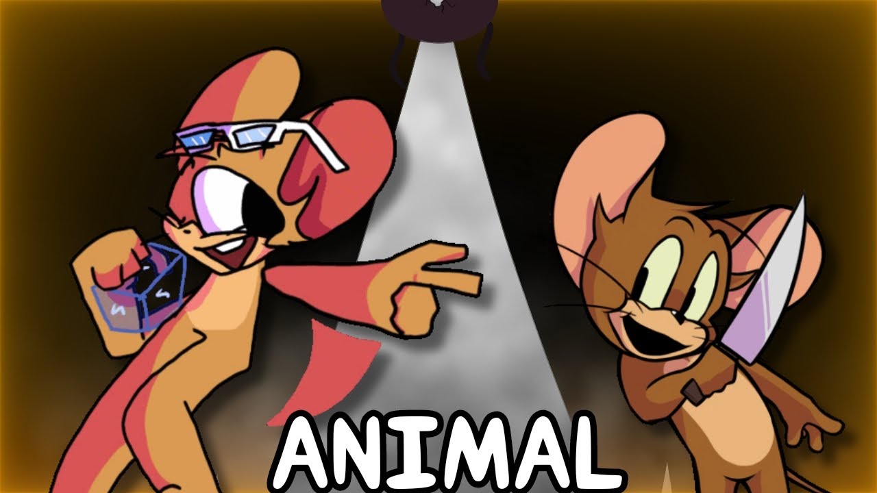 [FNF] Animal, but Meme mouse and Jerry sing it. (FNF COVER) - YouTube