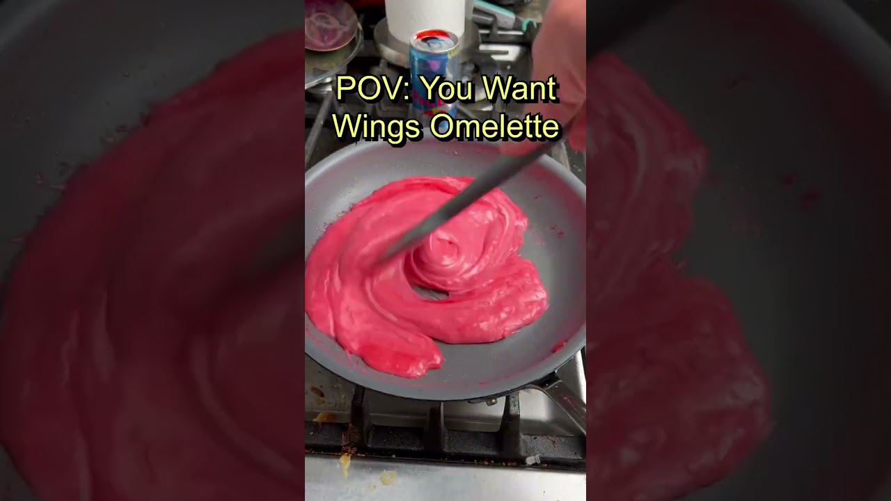 Red Bull cheese breakfast omelette #shorts - YouTube