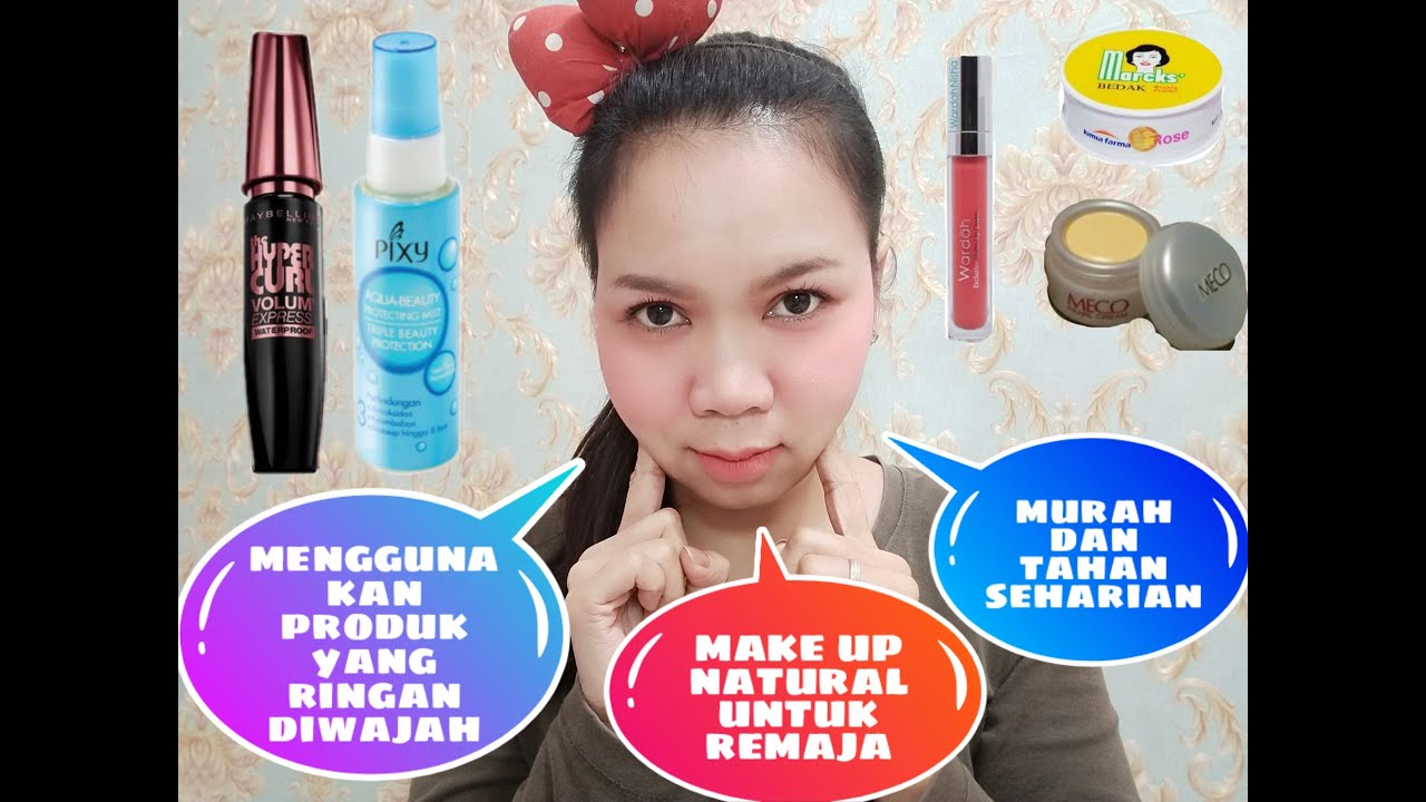 Make up natural untuk remaja - YouTube