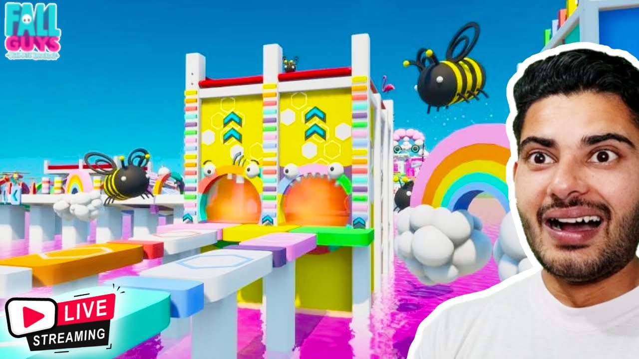 🔴PLAYING CREATIVE MAPS MADE BY SUBSCRIBERS IN FALL GUYS | Fall Guys ...