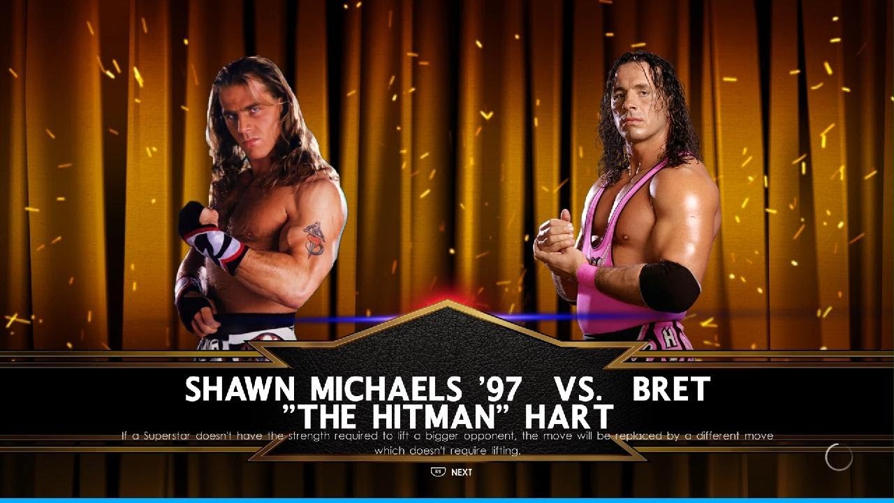 Shawn Michaels vs Bret Hart - YouTube