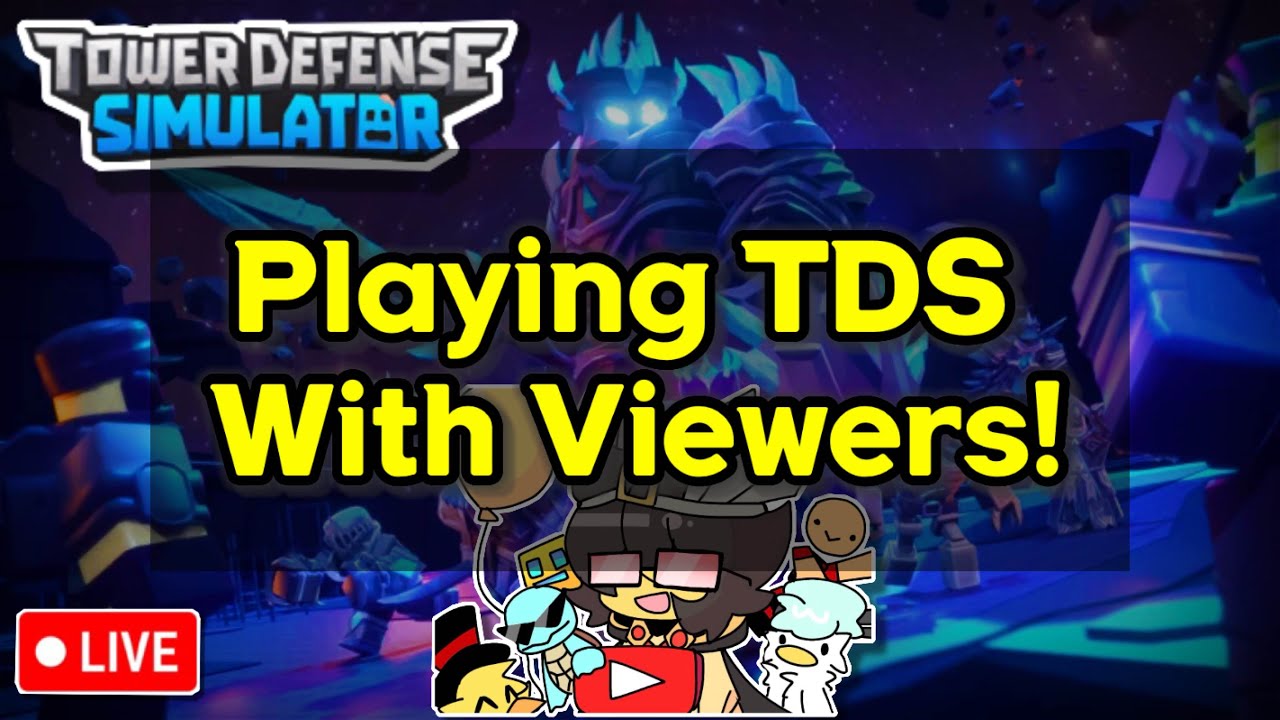 LIVE TDS Stream #16 | TDS Updates Tomorrow! Roblox Tower Defense ...