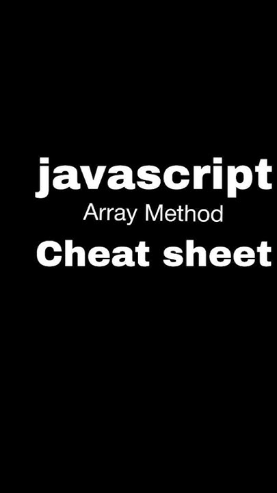 Javascript cheat sheet #trending #codeing #programminglanguage #shortviral #shortsvideo # ...