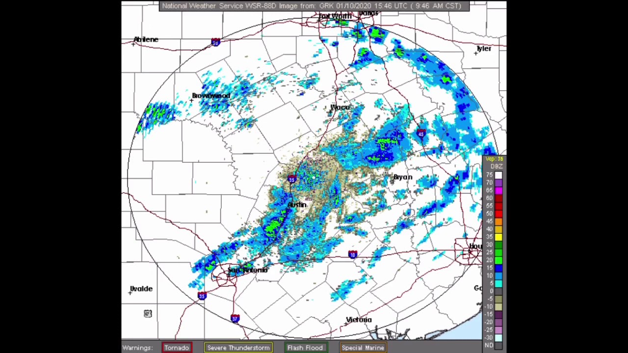 Central Texas: First Severe Weather Threat of 2020 (#2) - YouTube