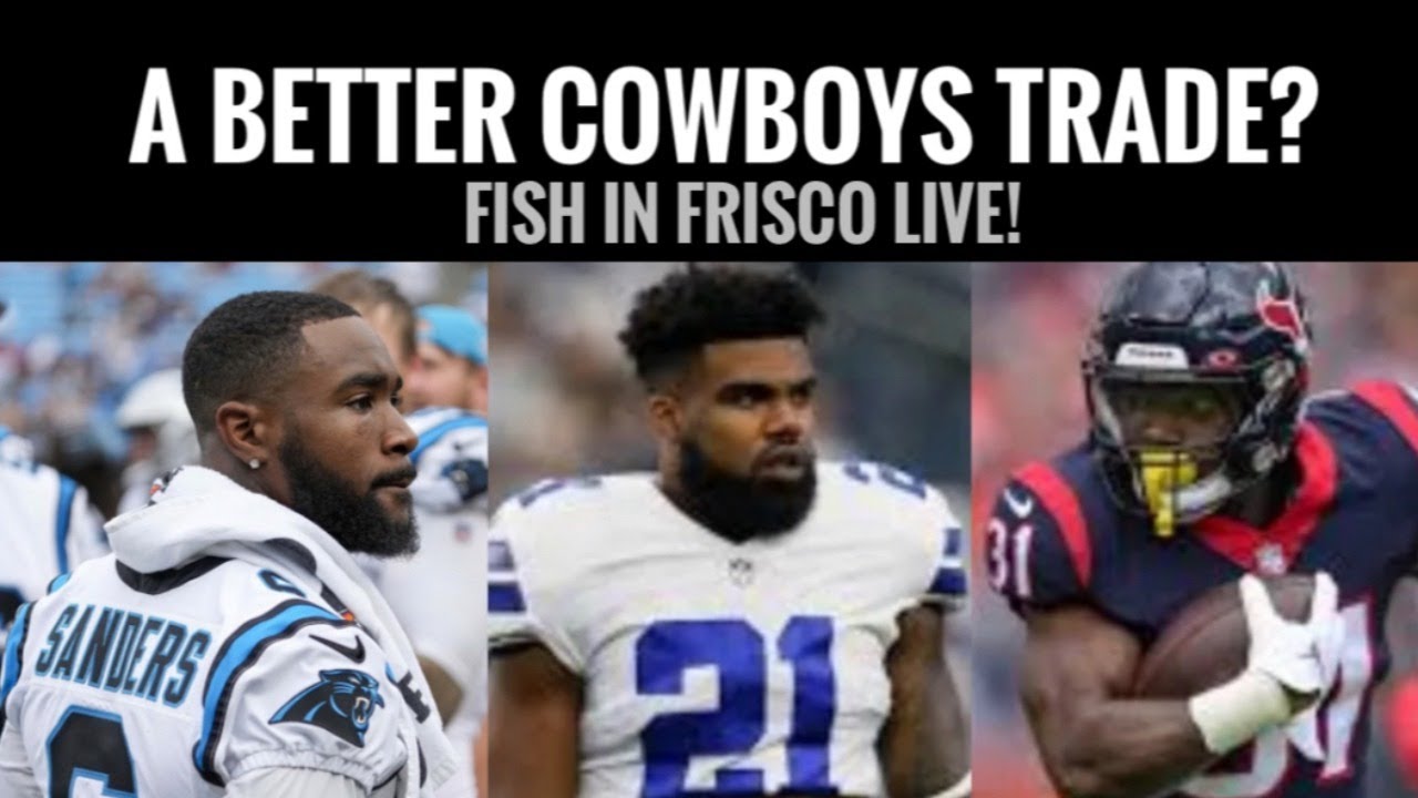 #Cowboys Fish LIVE: Zeke vs. TRADE: Miles Sanders? Dameon Pierce? - YouTube