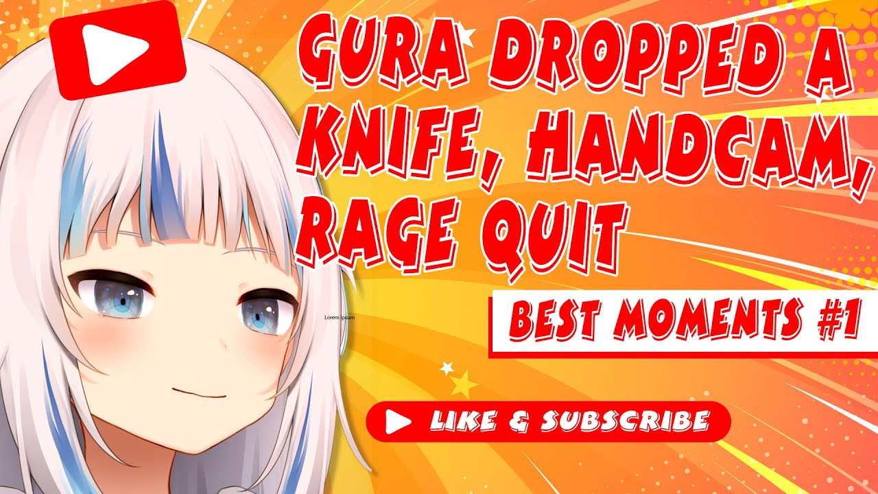 Gawr Gura's Hand and Finger Reveal | Best of Hololive Clip eng sub part ...