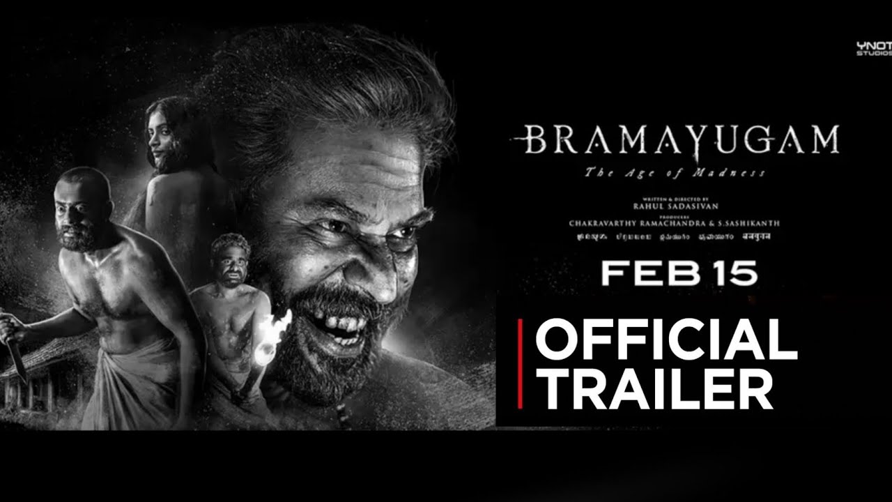 Bramayugam Trailer | Malayalam | Mammootty | Arjun Ashokan | Rahul ...