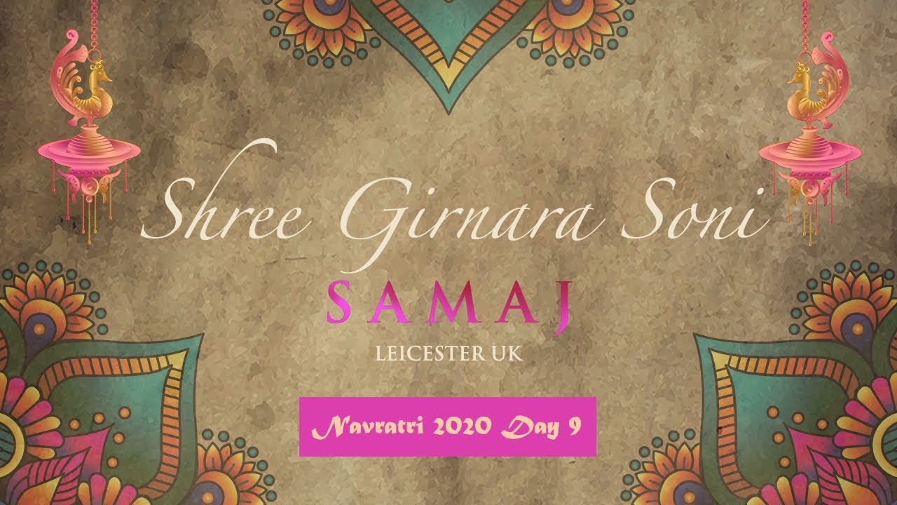 Girnara Soni Samaj UK Aaradna garba Live Stream Day 9 part 3 - YouTube