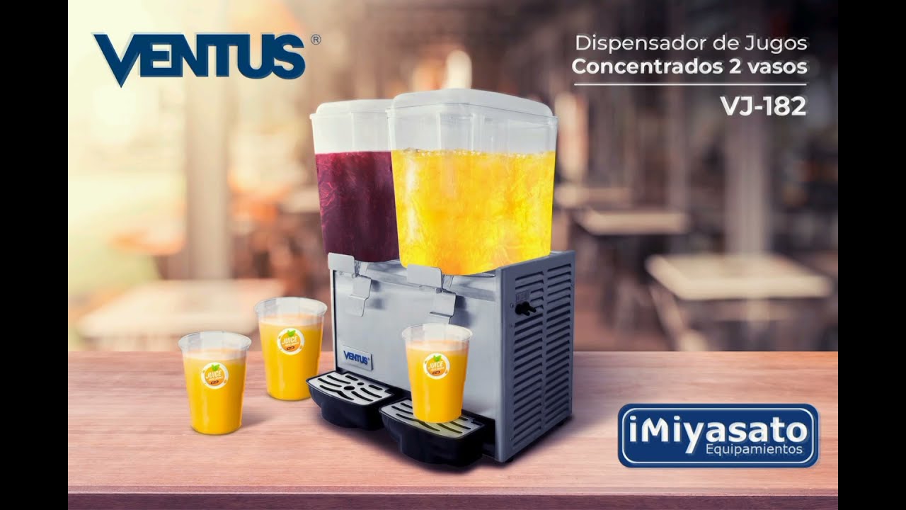 Refresqueras VJ-182 Ventus de 18 litros por tolva - YouTube