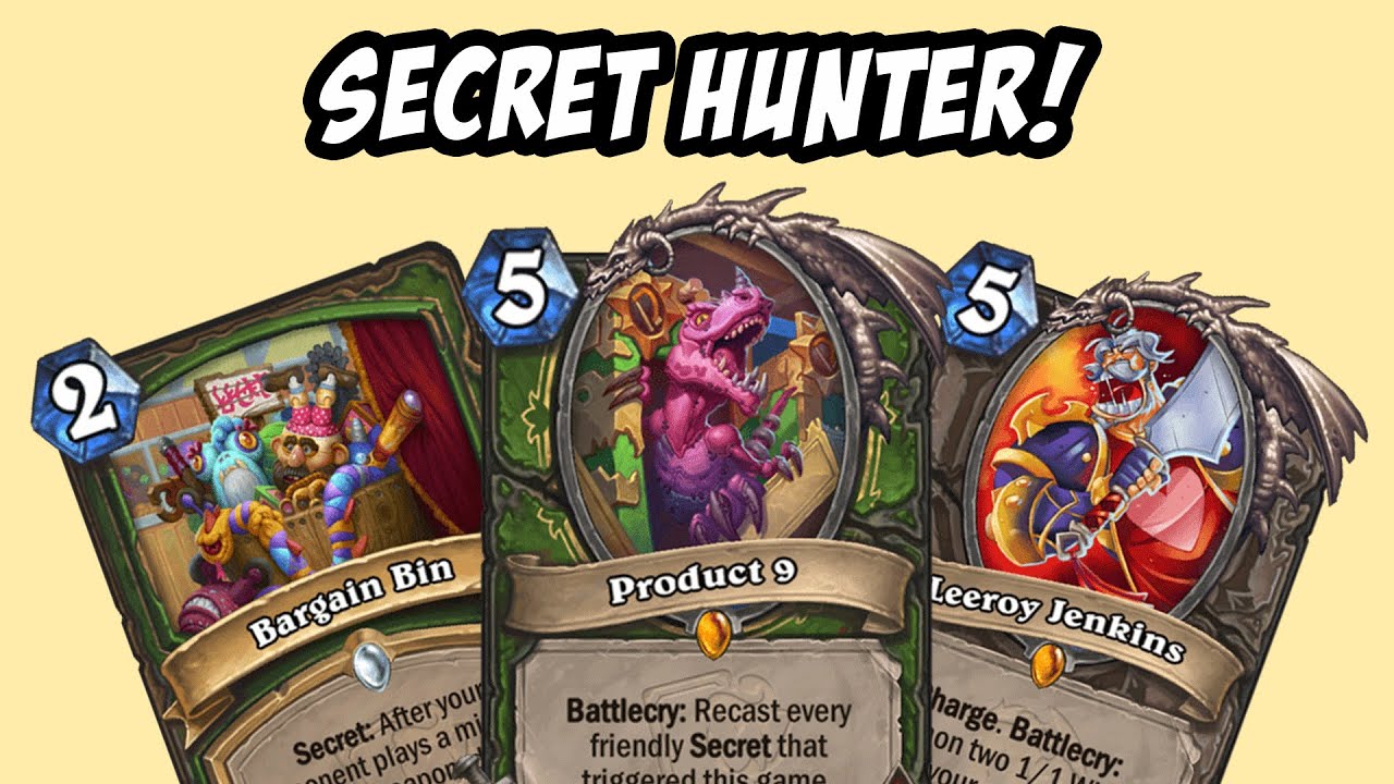 Hearthstone - SECRET HUNTER IS BACK AND IT'S ACTUALLY GOOD!!! - YouTube