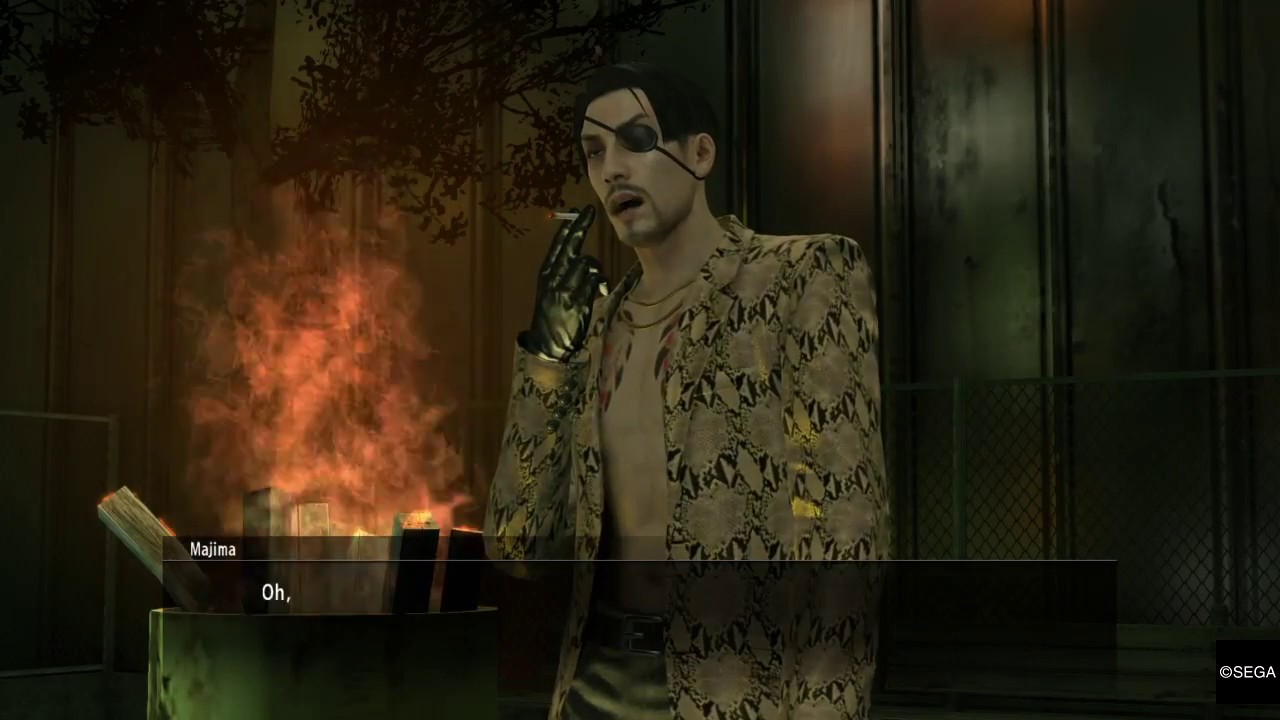 Majima Everywhere - Just Chillin' Having a Smoke - YouTube