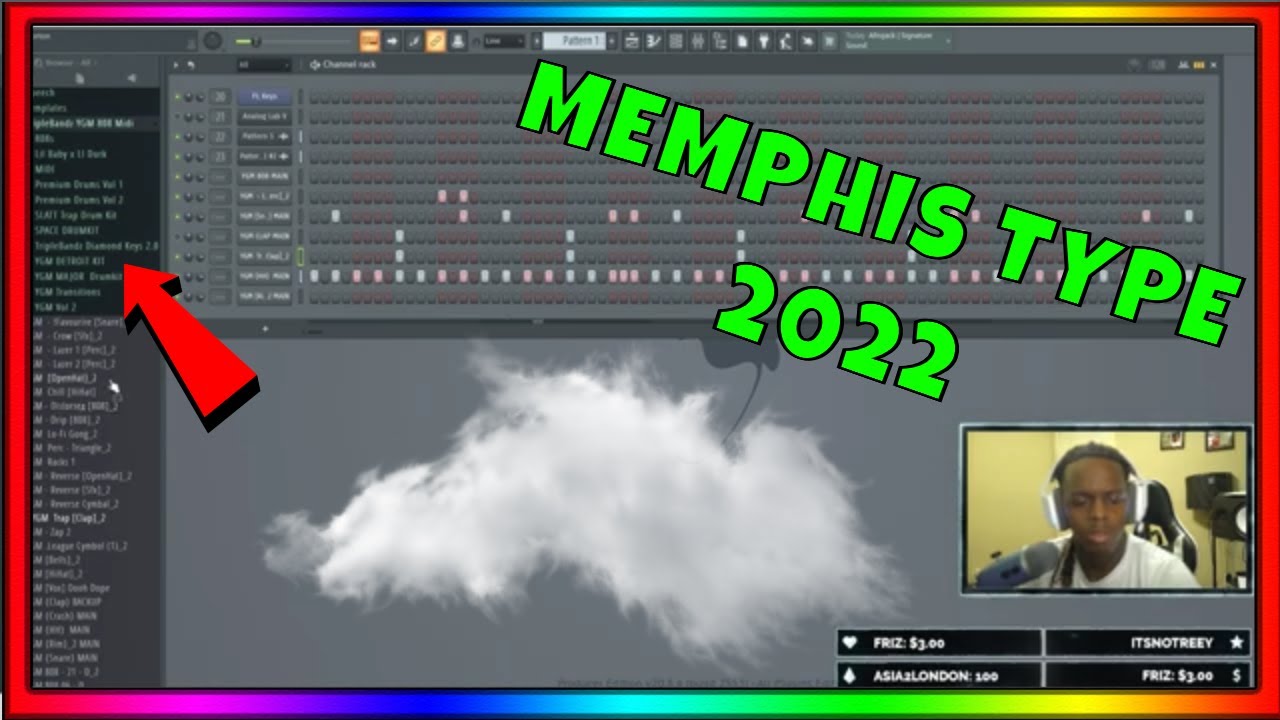 HOW TO MAKE A DARK MEMPHIS TYPE BEAT IN 2022 |Prod.@808Bantana | *NEW ...