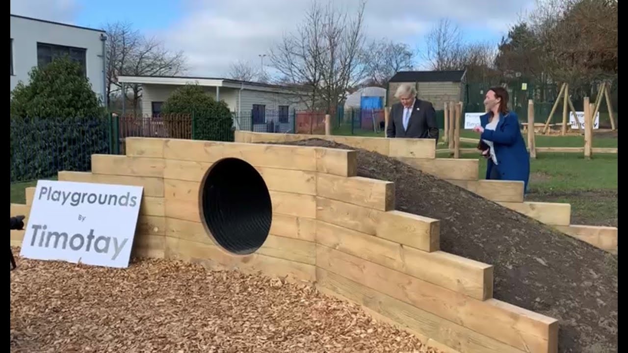 UK Prime Minister visit to Timotay Playground - YouTube